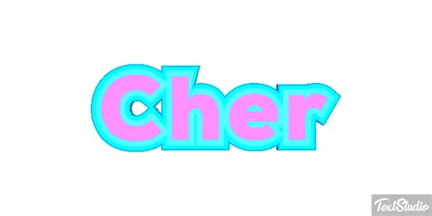 Cher Word Animated  Logo Designs