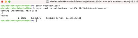 how to use the rsync utility to synchronize files on ubuntu server 20