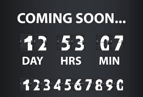 Premium Vector Mechanical Coming Timer