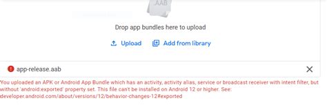 Flutter How To Resolve Android Property Not Set When Trying To Upload