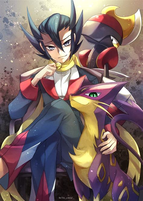 Grimsley Bisharp And Liepard Pokemon And 2 More Drawn By Yomogi