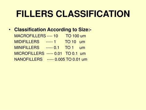 Classification Of Dental Composites At Cinda Veloz Blog