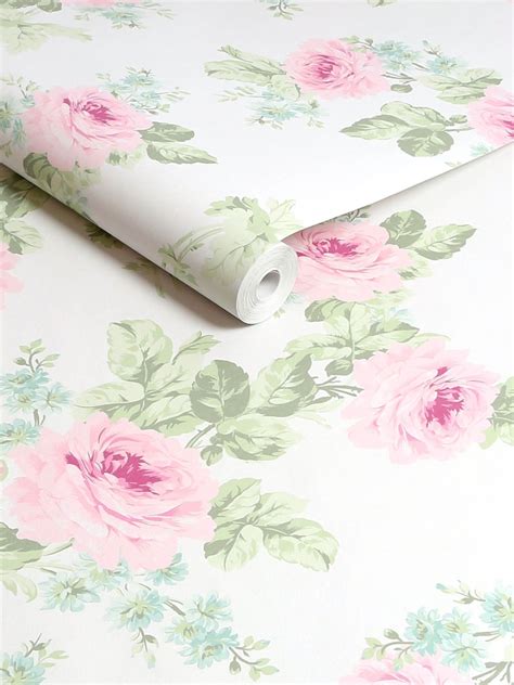 Buy Shabby Chic By Rachel Ashwell® Pink Royal Bouquet 10m Wallpaper From The Next Uk Online Shop