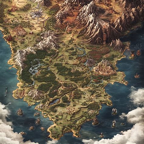 Draw Your Fantasy Map By Erickahjack Fiverr