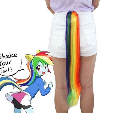 Rainbow Dash Tail Clip On