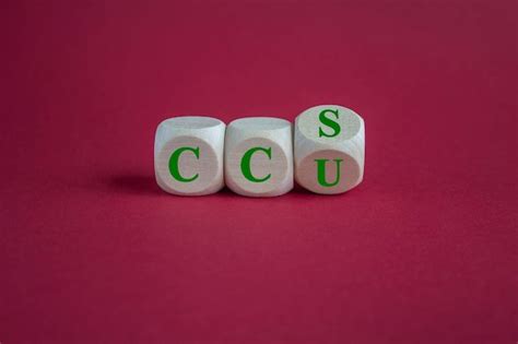 Premium Photo Cubes Form The Expression Ccu Carbon Capture Utilization And Ccs Carbon Capture