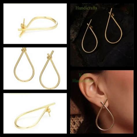 Dangle Earring Handcrafted Brass Statement Earrings At ₹ 90pair In