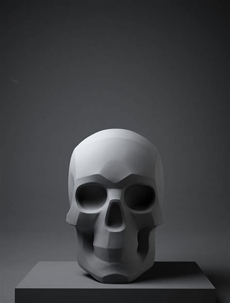 Artstation Planar Adult Male Skull Ztl Dan Crossland Skull