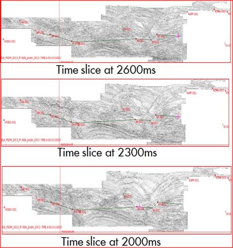 A Semblance Map Showing Faults At Different Time Download Scientific