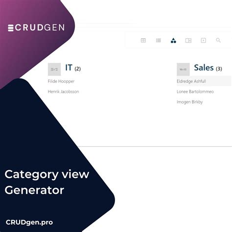 Crud Category View Generator For Data Web Ai Ltd Posted On The Topic