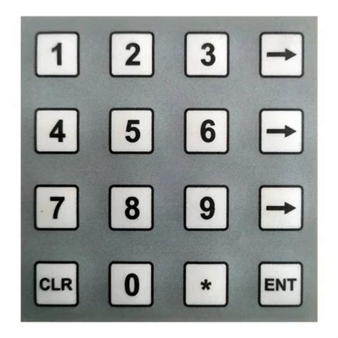 Pvc 16 Spectrum Display Keypad Size 2x2 Inch At ₹ 2000 Piece In