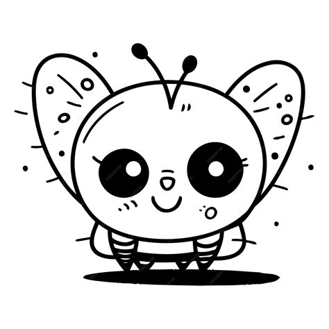 Premium Vector Cute Fly Cartoon Character Vector Illustration Cute Cartoon Fly