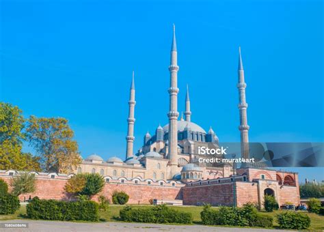 Selimiye Moschee Das Unescoweltkulturerbe Der Selimiyemoschee Von Mimar Sinan Erbaut 1575