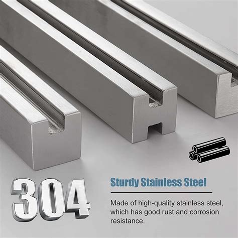 Gruytoie Balcony Glass Railing Post Stainless Steel Square India Ubuy