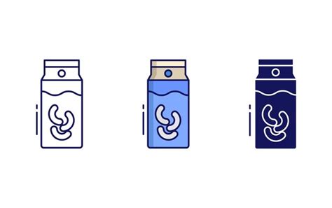 Premium Vector Cashew Milk Icon