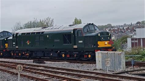 Br Class 37s Nos D6851 And D6817 Passing Through Plymouth 19425
