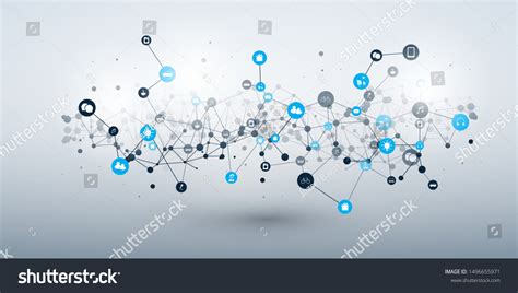 사물의 인터넷 아이콘을 통한 클라우드 컴퓨팅 스톡 벡터 로열티 프리 1496655971 Shutterstock