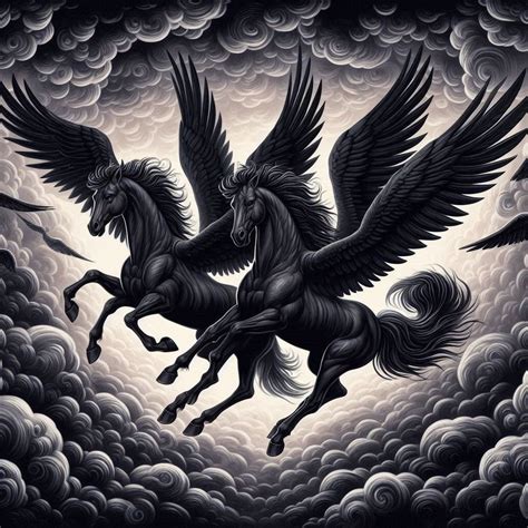 Black Pegasus ペガサス モンスター 馬