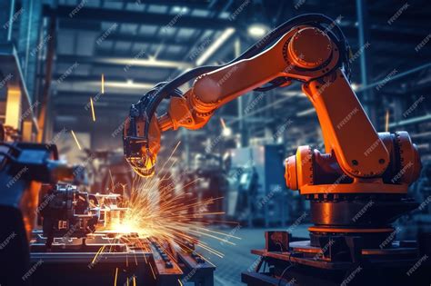 premium ai image engineer check and control welding robotics