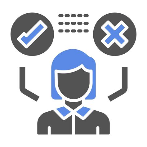 Decision Making Vector Icon Style 22404427 Vector Art At Vecteezy