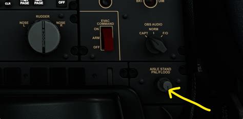 Aisle Stand Flood Knob Is Inop Or Does Not Control The Light · Issue