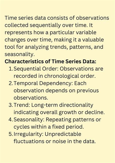 Exploring Time Series Analysis Methods And Classifications Pdf