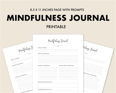 How To Use A Mindfulness Journal At Charles Lindquist Blog