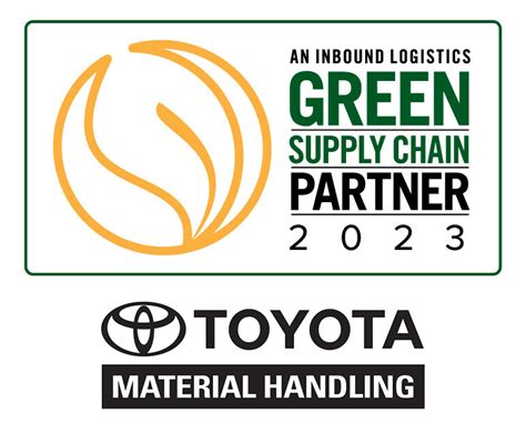 Toyota Material Handling Earns Green Supply Chain Partner Recognition