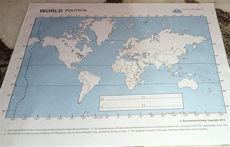 Mark On A World Political Map The Location Which Countries Follow
