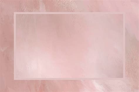 Free Vector Rectangle Frame On Pink Background Template Vector