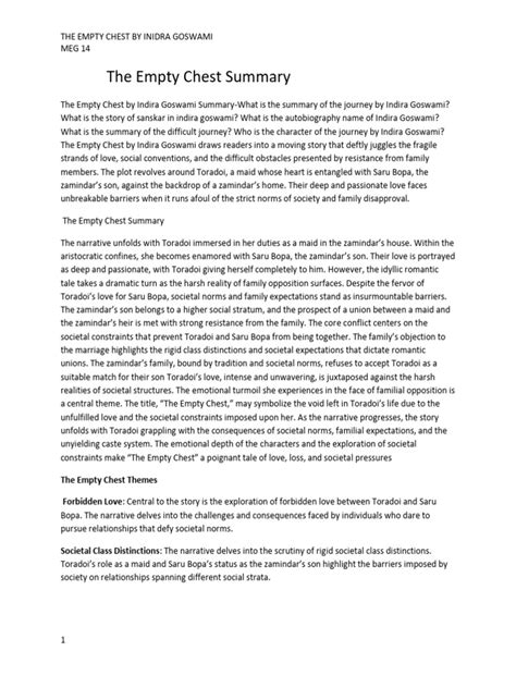 The Empty Chest Pdf Love Social Psychology