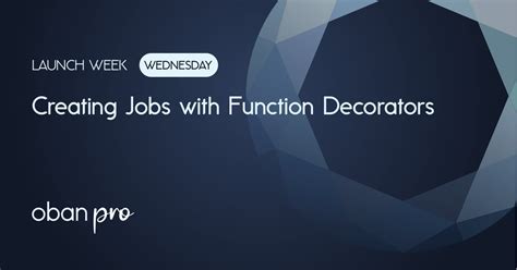 Oban Pro V15 Launch Week—day 3 · Oban Pro