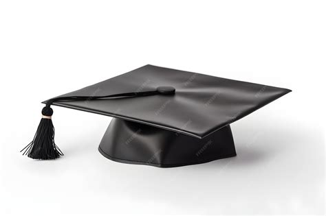 Premium Photo A Graduation Cap With A Tassel Isolated On White