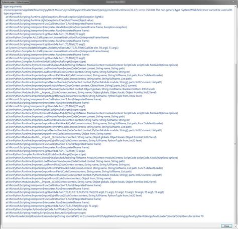 Pyrevit 46 Load Error Revit 2019 · Issue 429 · Pyrevitlabspyrevit