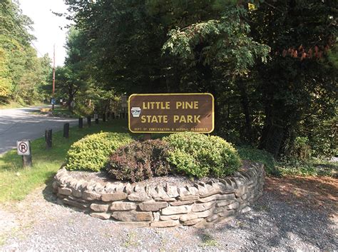 Little Pine State Park Sign Williamsport Web Developer Weblog