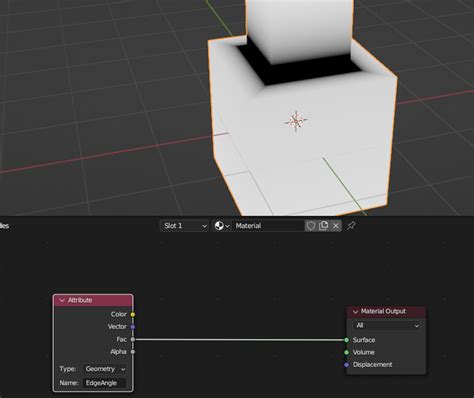 Bevel Shader Separate Concave From Convex Materials And Textures