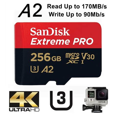 SanDisk 256GB Extreme Pro Micro SD for GoPro & Action Camera | Flash Trend
