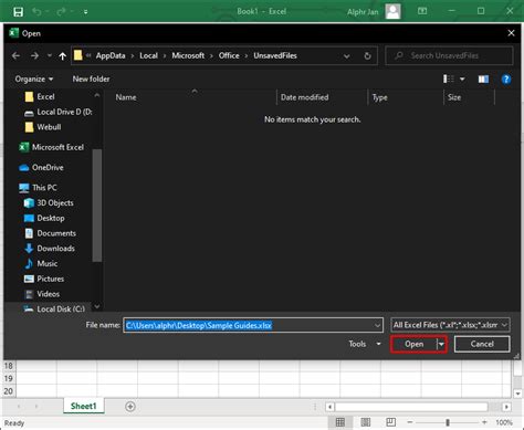 How To Revert To The Previous Version Of An Excel File