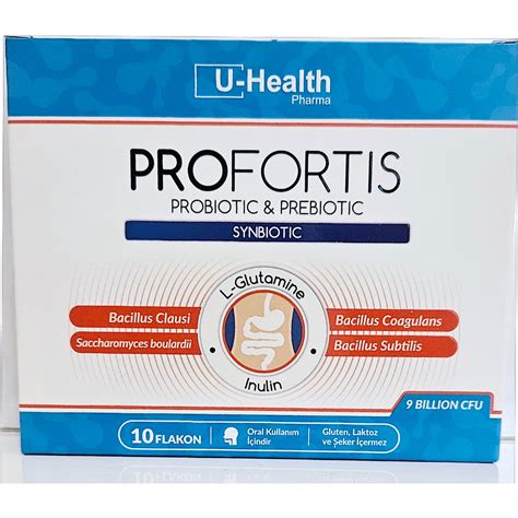 U-Health Profortis Probiotic & Prebiotic Synbiotic 10 Flakon Fiyatı