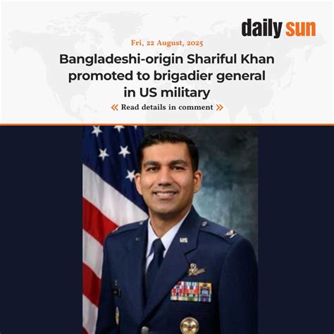Daily Sun Shariful M Khan A Bangladesh Born Officer In Facebook