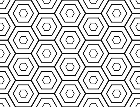 Premium Vector Vector Seamless Geometric Hexagonal Mosaic Pattern