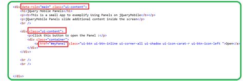 The Aspnet Mvc Club Jquerymobile Panels For Android And Blackberry