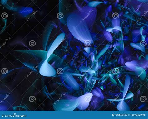 Abstract Fractal Surreality Shine Dream Template Design Presentation
