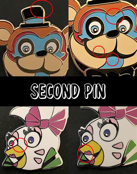 FNAF Security Breach Enamel Pins Free Sticker Etsy