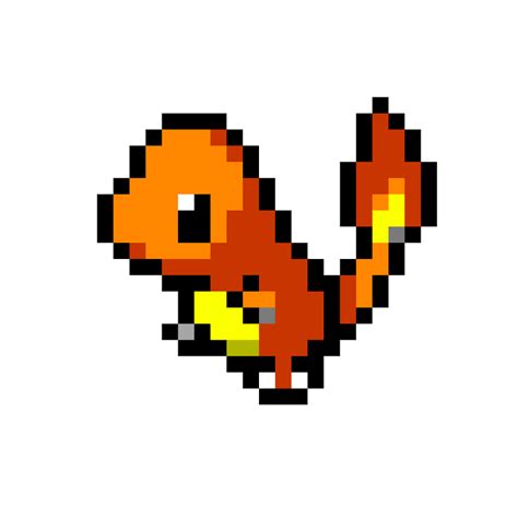Pixel Charmander By Goldenking277 On Deviantart