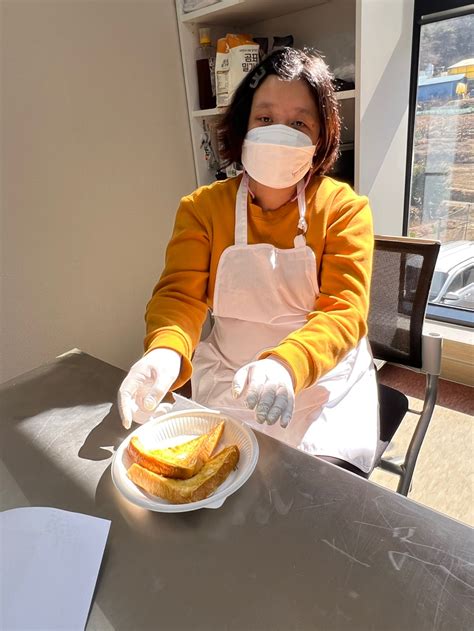 문화취미프로그램요리 활동 달걀 토스트 열린마당