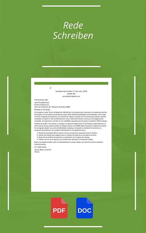 Rede Schreiben Muster Vorlage