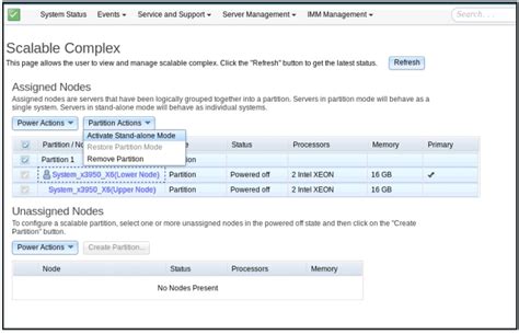 Changing A Partition Mode Integrated Management Module II Lenovo Docs