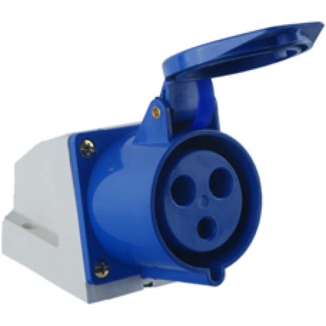 Силовая розетка 113 2Р+PЕ 16А 220В IP44 ИЭК купить