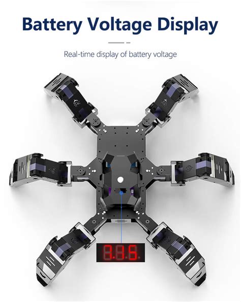 Xiaor Geek Esp32 Bionic Hexapod Robot Stem Science Programmable Ai Sma